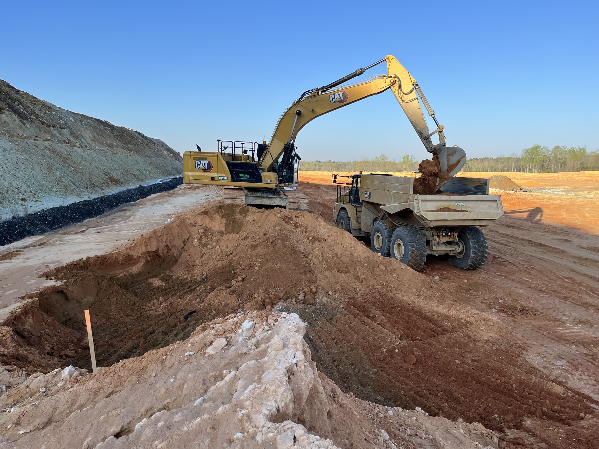 Mine Spoils Leach Pad - Sequoia Services