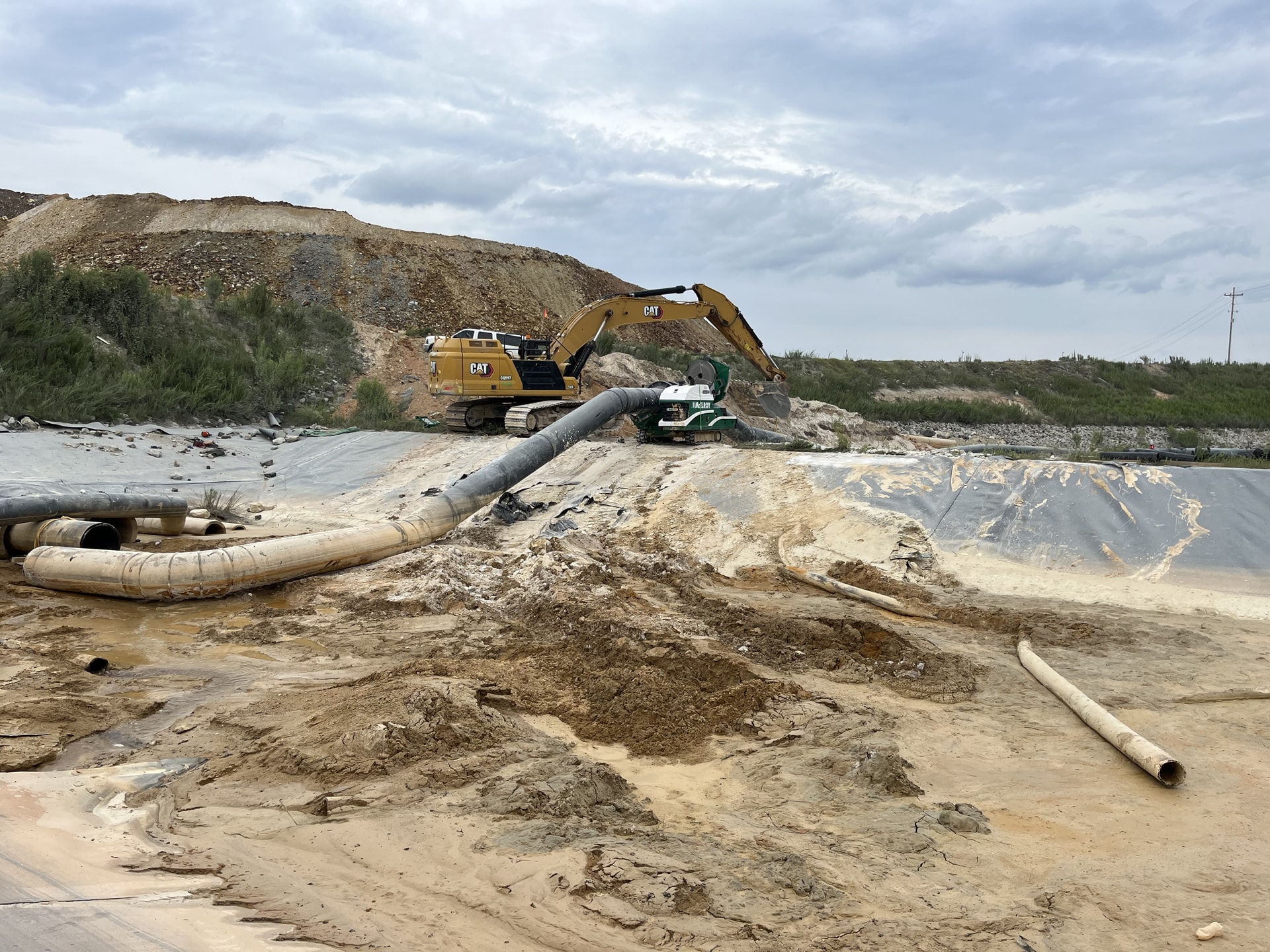 Mine Spoils Leach Pad - Sequoia Services
