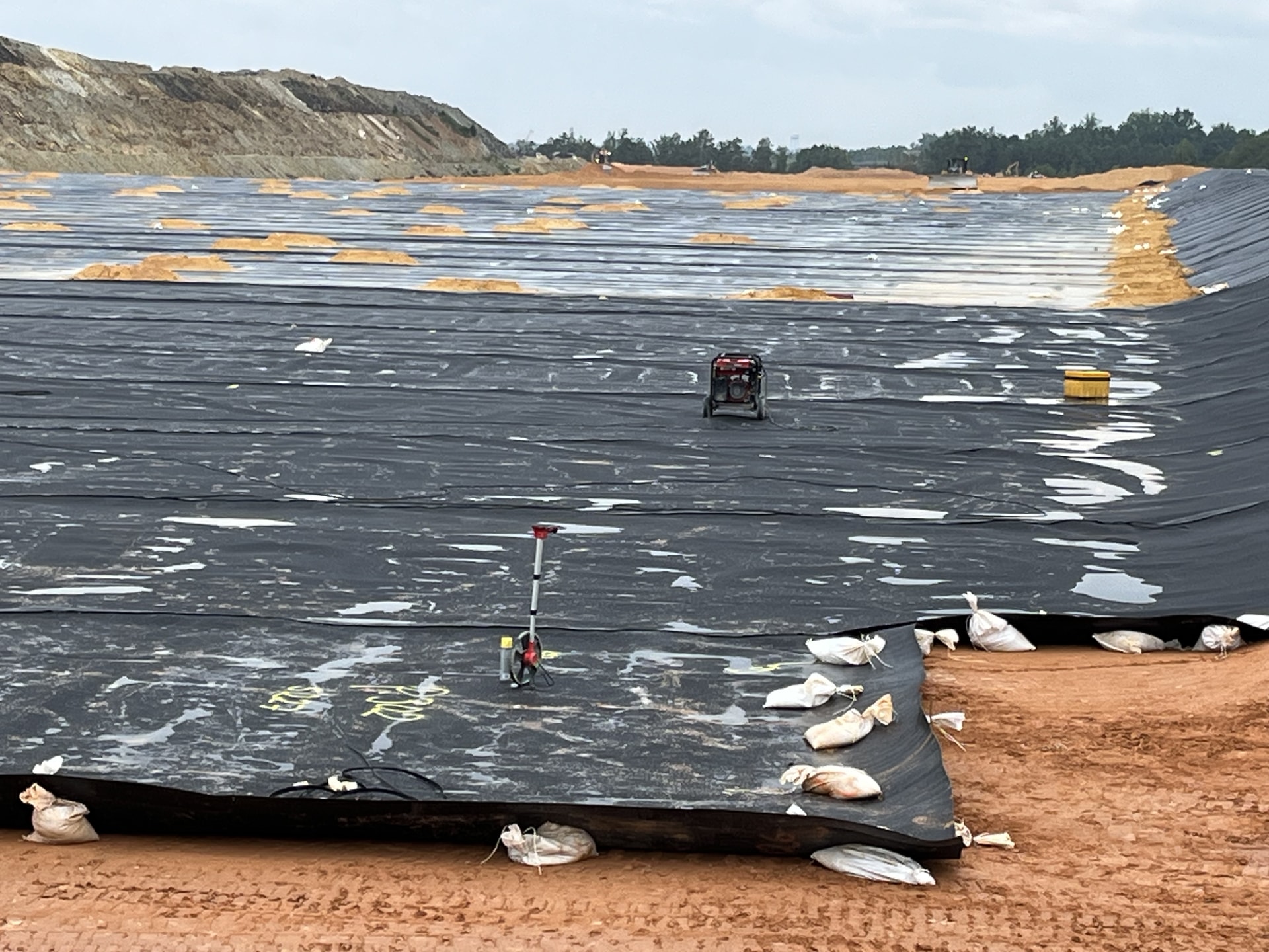 Mine Spoils Leach Pad - Sequoia Services